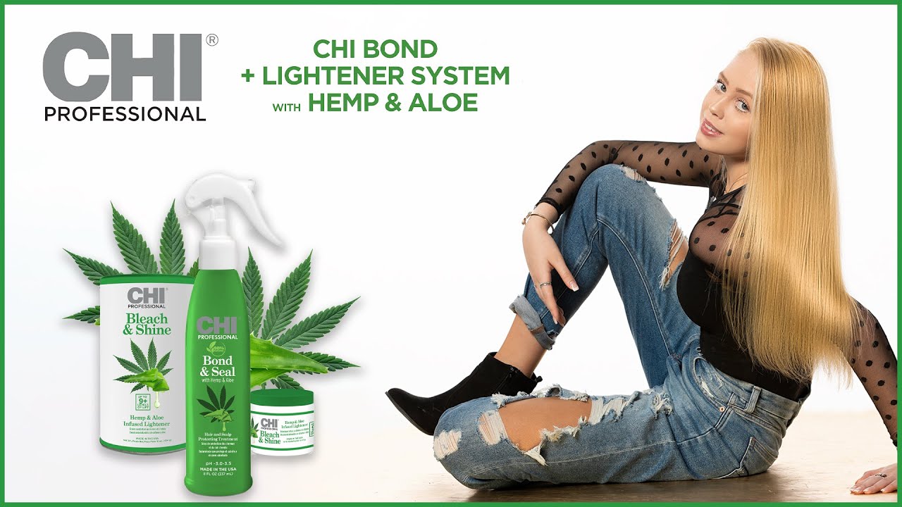 Hemp and Aloe-Infused CHI BOND + Lightener System to Deliver Blonde ...