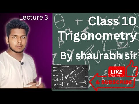 Trigonometry identity||class 10 ||cbse by shaurabh sir - YouTube