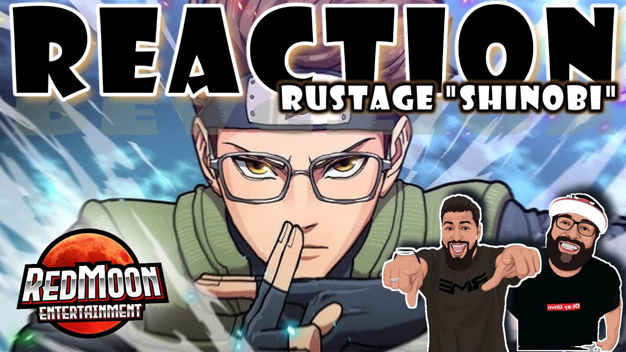 NARUTO RAP | "SHINOBI" | RUSTAGE | Red Moon Reaction - YouTube