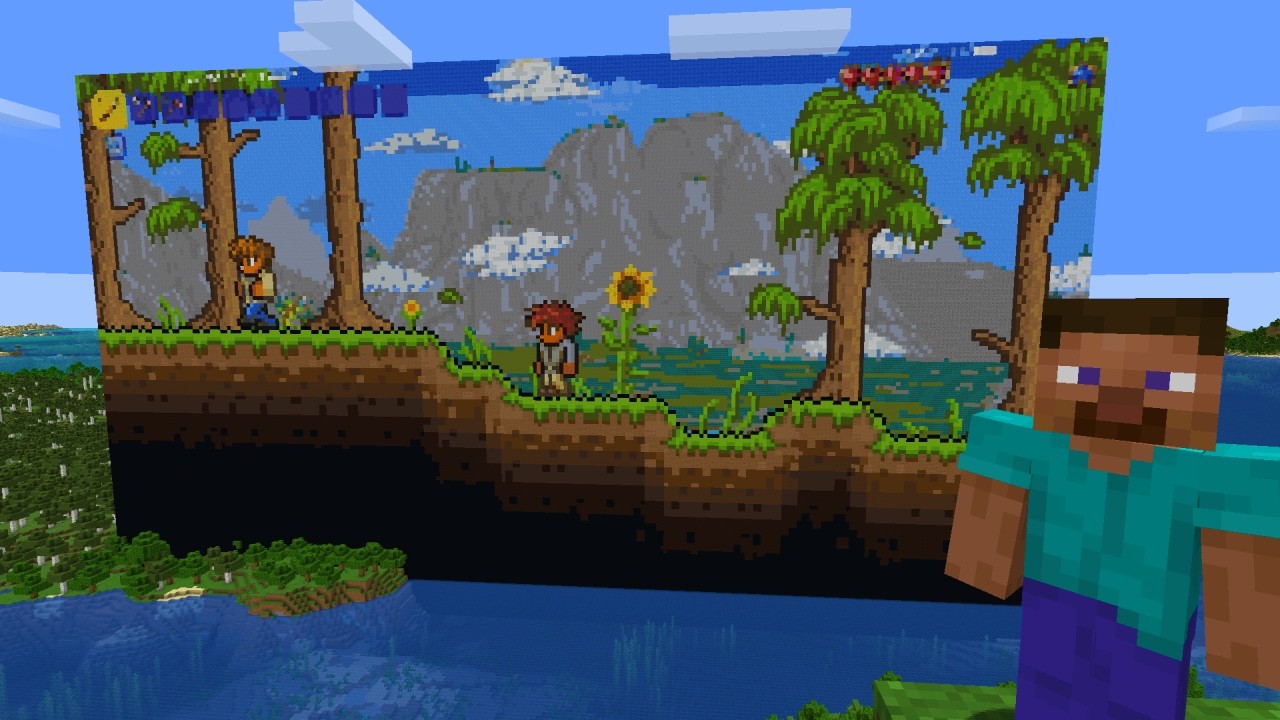 I Made Terraria in Minecraft - YouTube