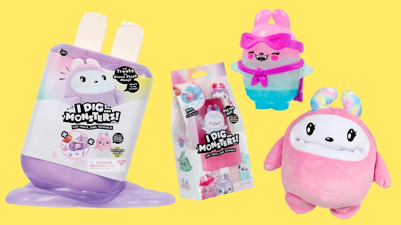 Abriendo I DIG MONSTERS !!! HELADOS CON SORPRESAS !!! MYSTERY POPSICLES ...