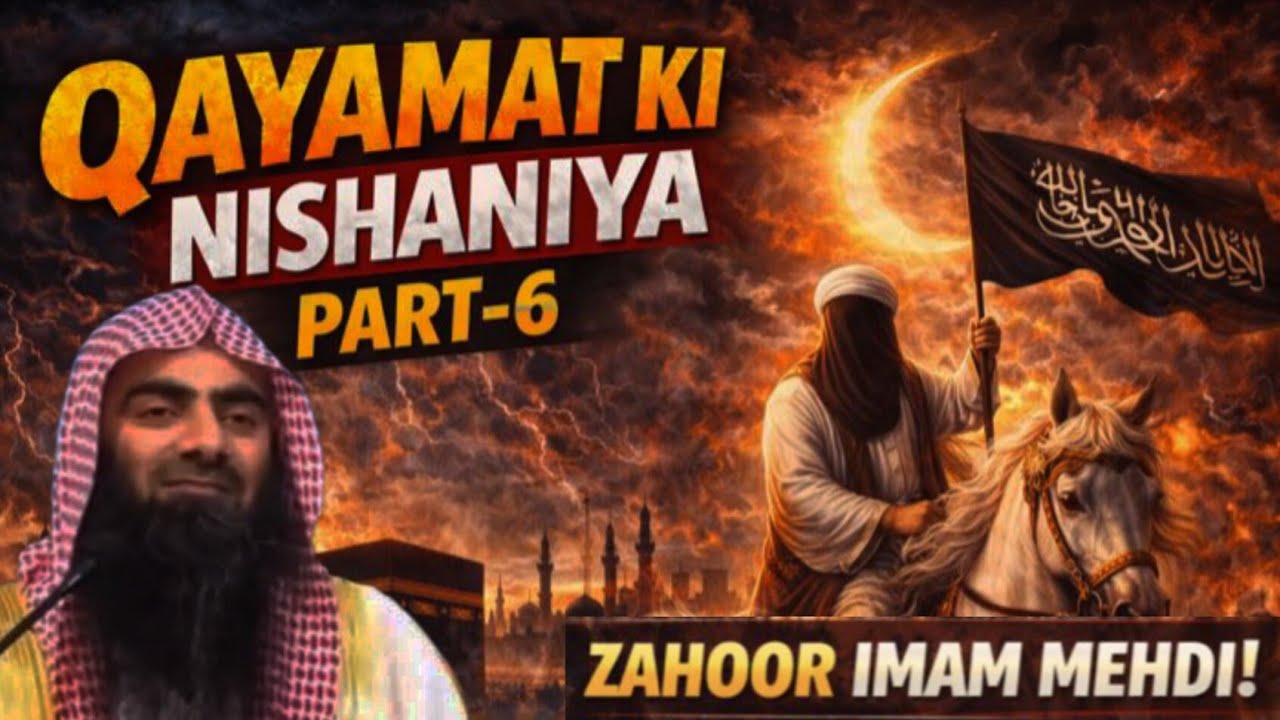 Qayamat ki Nishaniya Part-6 || Zahoor Imam Mehdi by Sheikh Tauseef Ur ...