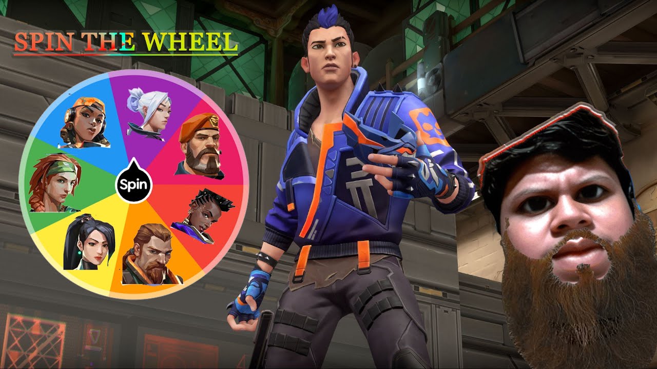 Spin The Wheel Character In Valorant (LIVE) #live - YouTube