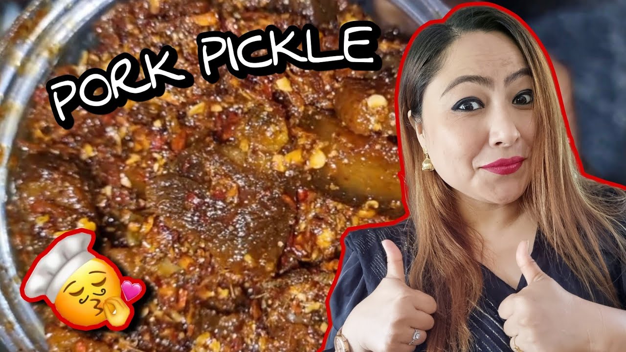Northeast Indian Pork Pickle/Achar 🤤 How To Make Easy Pork Pickle😍 - YouTube
