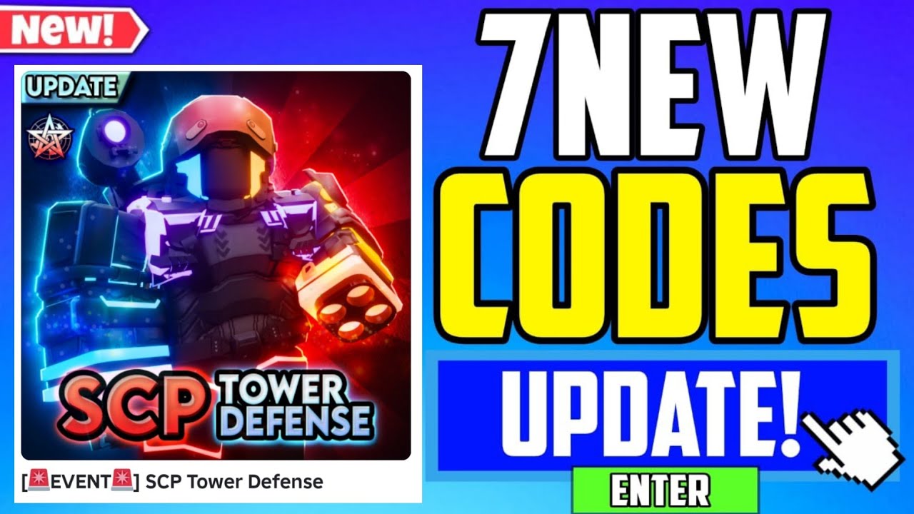 *SECRET UPDATE!* | SCP Tower Defense CODES 2025 (ROBLOX SCP Tower ...