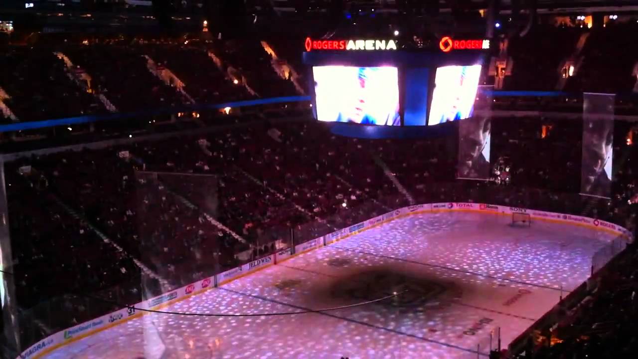 Vancouver Canucks Pre-Game at Rogers Arena March 16, 2011 Skate Out ...