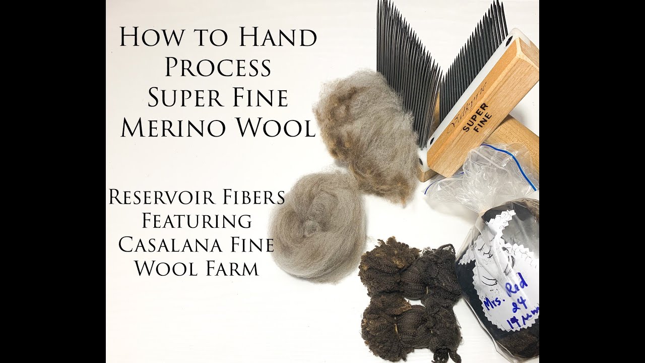 How to Hand Process/Scour/Comb: Super Fine Merino Wool: Part 2:Washing ...