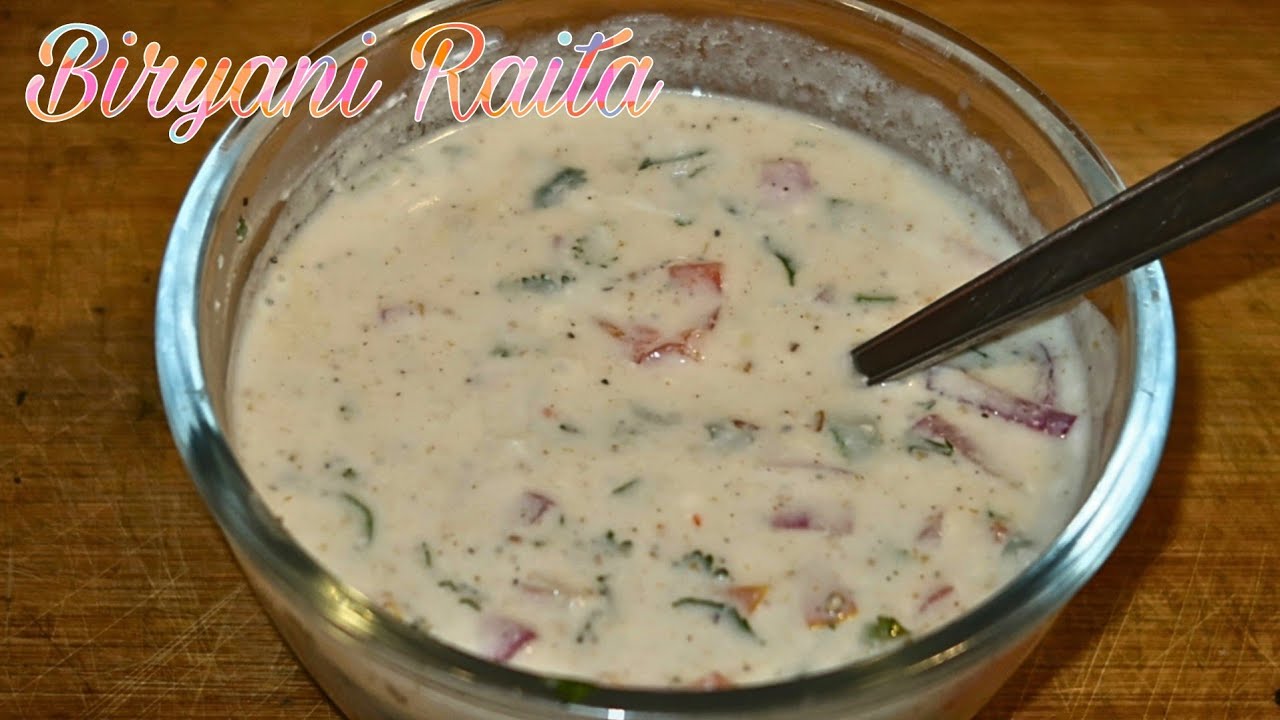 Biryani Raita | Raita for Biryani/ Vegetable Raita/ onion tomato Raita ...