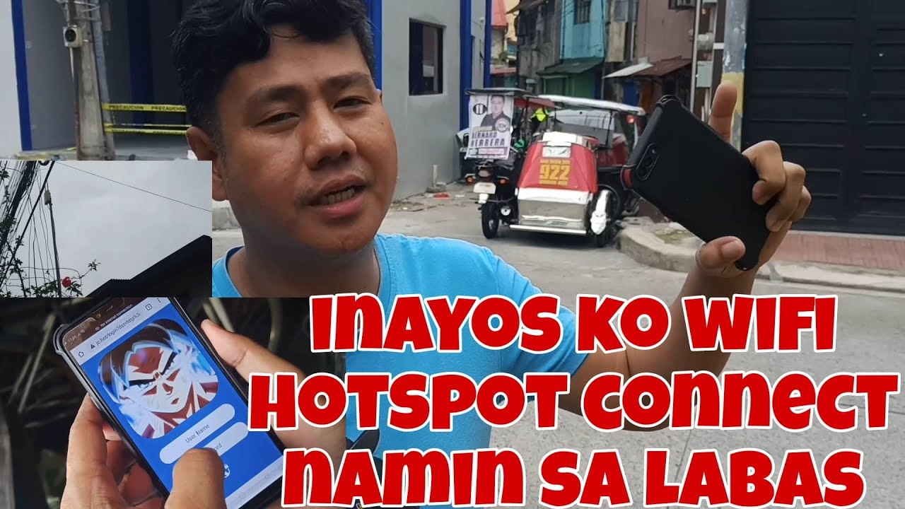 NILAGYAN KO NG WIFI HOTSPOT CONNECT SA LABAS (EXTRA INCOME) (BAHAY ...