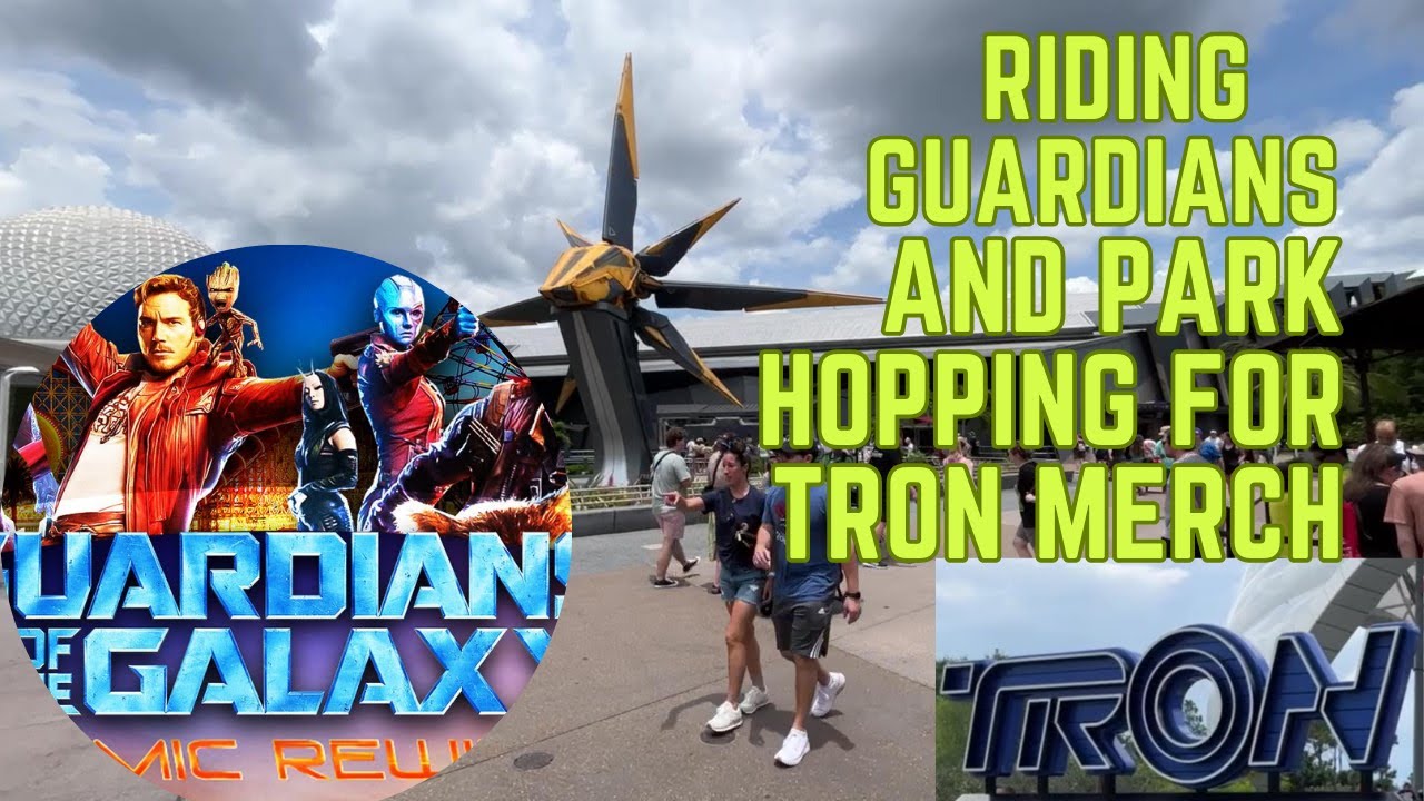 First Time Riding Guardians At Epcot and Park Hopping For TRON Merch ...