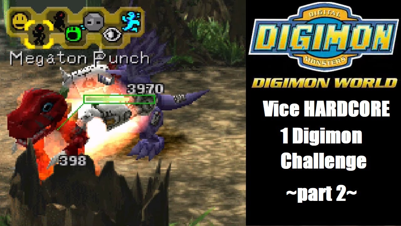 Punching our way to victory! - Digimon World Vice Hardcore #2 - YouTube