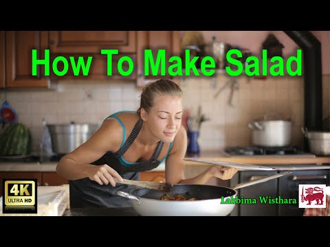 How To Make a Healthy Salad|4K Youtube Videos|Simple Breakfast Menu|4K Food|2021 Health Goals