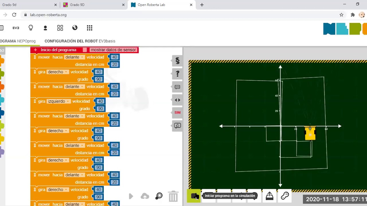Trabajo Open Roberta - STEM Robotics 2020 - YouTube