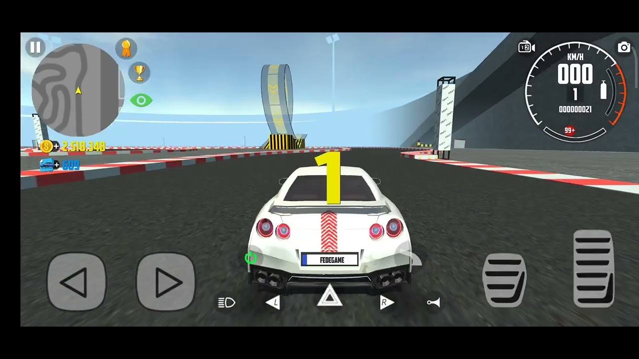 Drifting in Nissan GTR car simulator 2 gameplay - YouTube