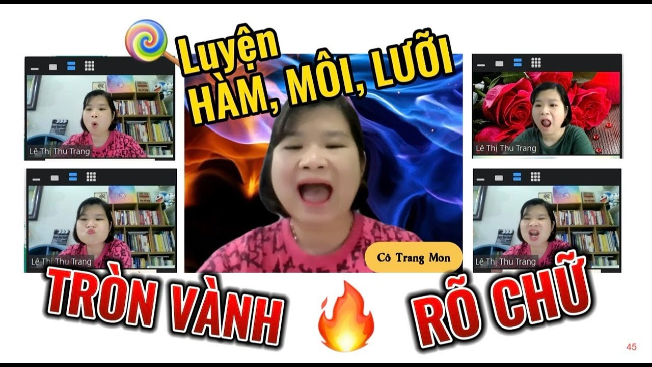 Bài Tập Khẩu Hình | Luyện Môi Lưỡi Hàm | Nói Tròn Vành Rõ Chữ | Sửa Lỗi ...