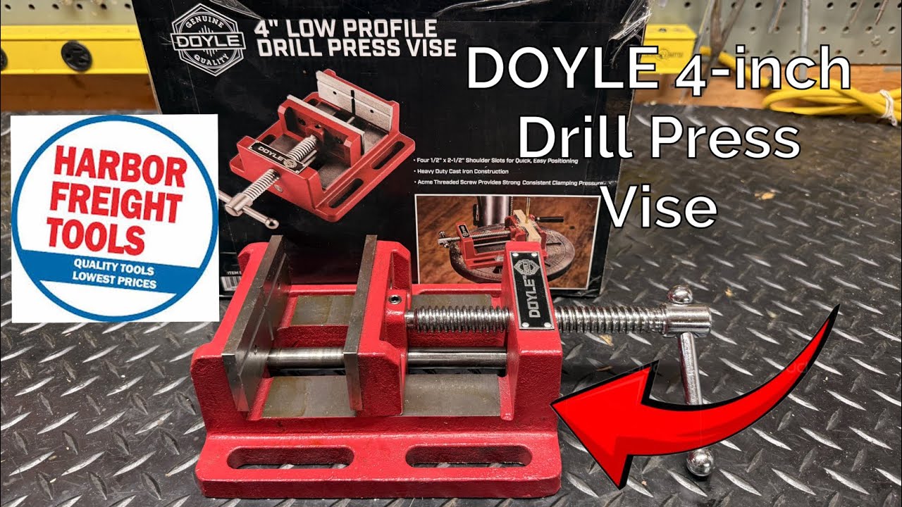 DOYLE 4-inch Low-Profile Drill Press Vise - YouTube