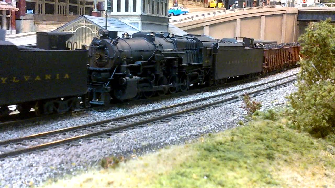 2 Hippos on the grade- PRR I1sa 2-10-0 - YouTube