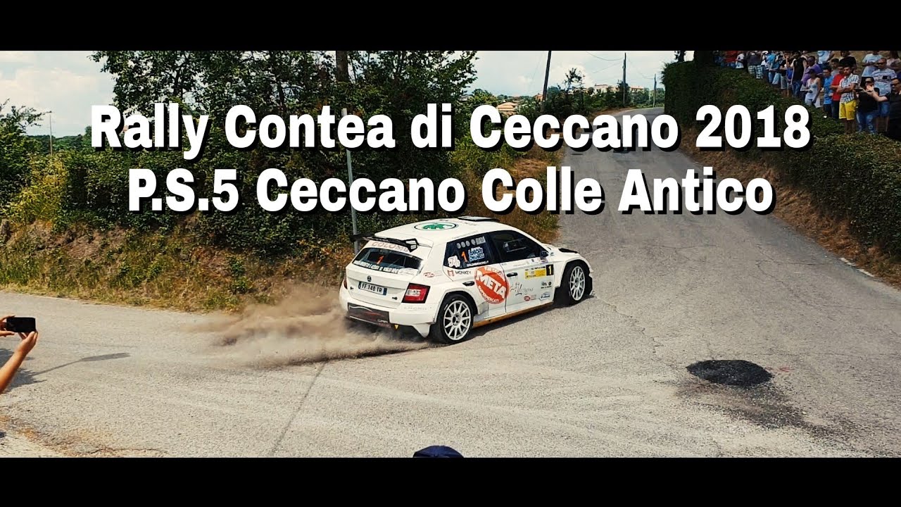 2° Rally Contea di Ceccano 2018 - P.S.5 Ceccano Colle Antico - YouTube