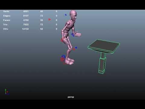 IK FK tripping animation (Maya) - YouTube