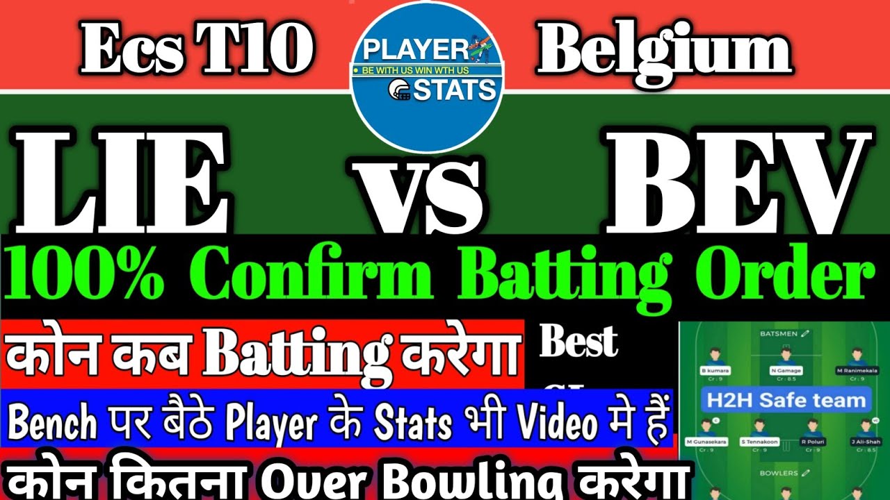 LIE vs BEV Dream11 Prediction | LIE vs BEV Dream11 | LIE vs BEV Player Stats | lie vs bev |Today ...