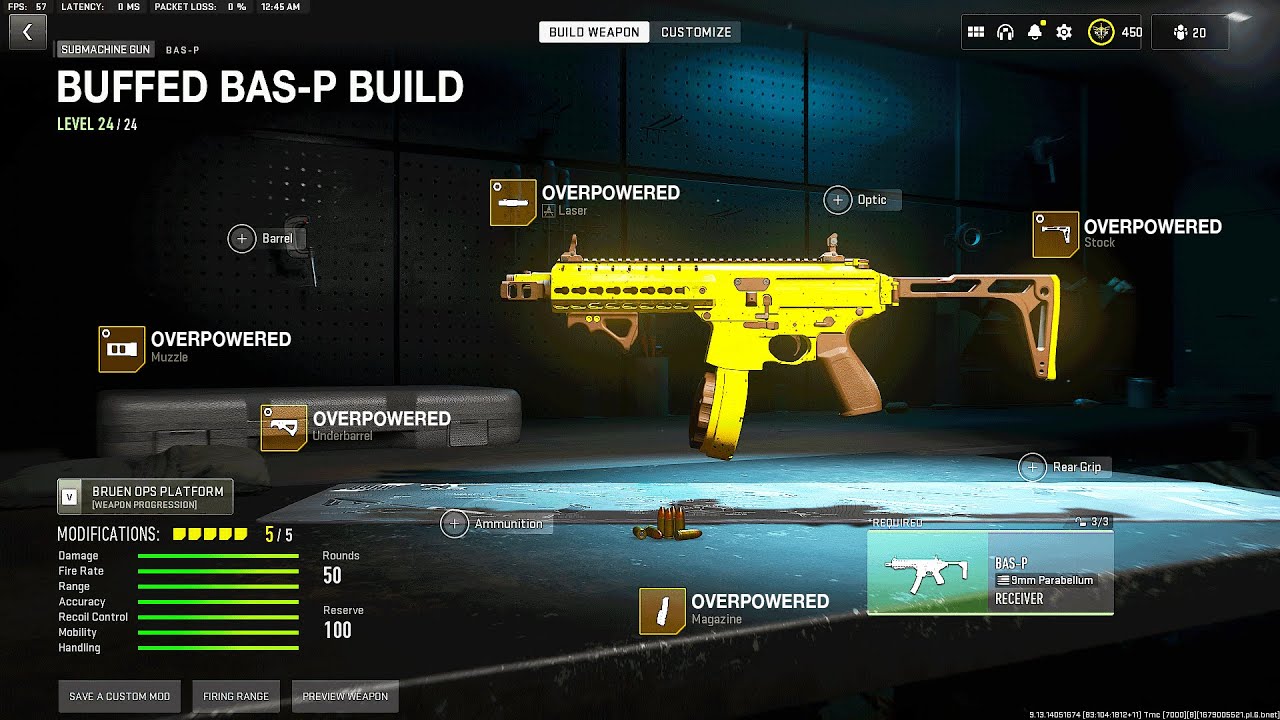 the *BUFFED* BAS-P is UNSTOPPABLE in MW2! (Best BAS-P Class Setup ...