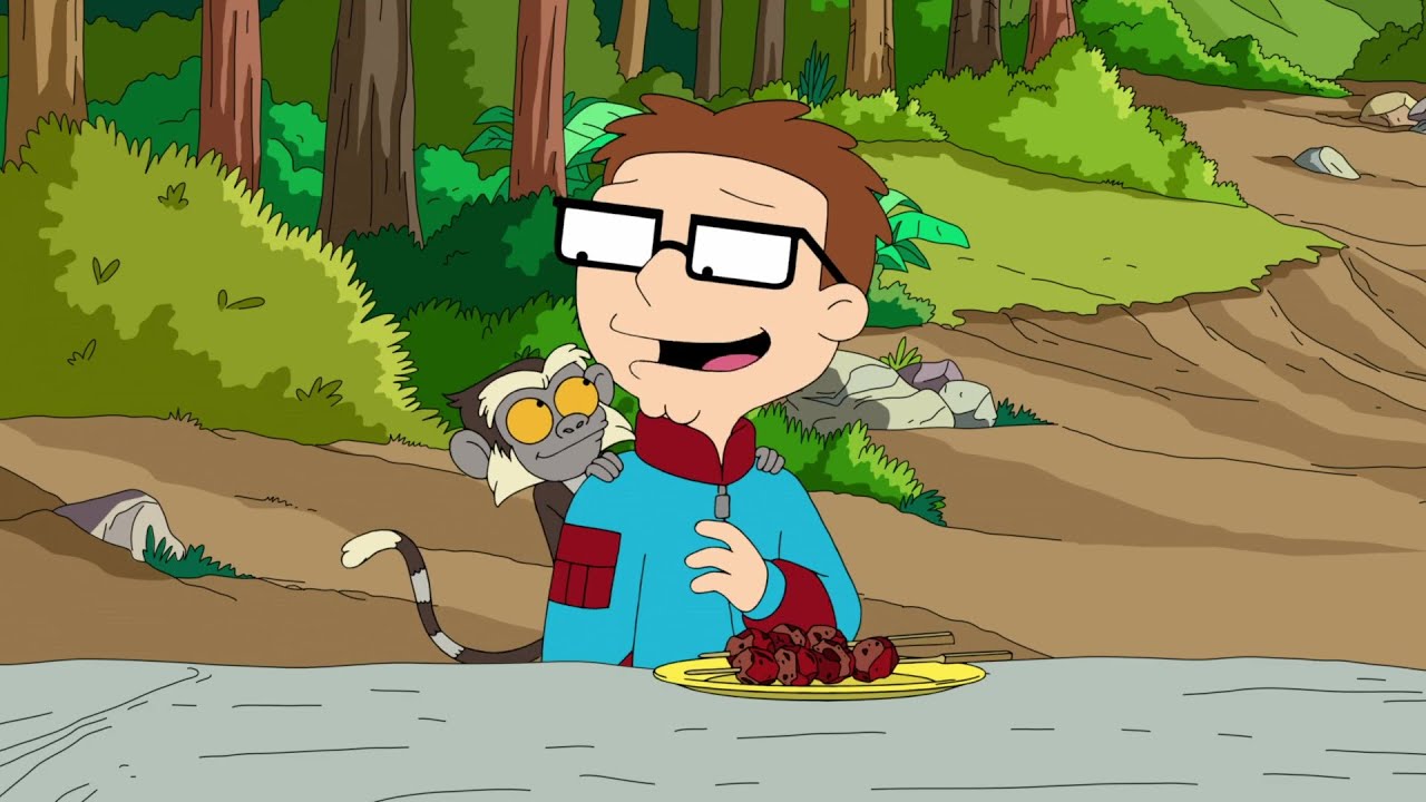 American Dad - Cute little monkey - YouTube