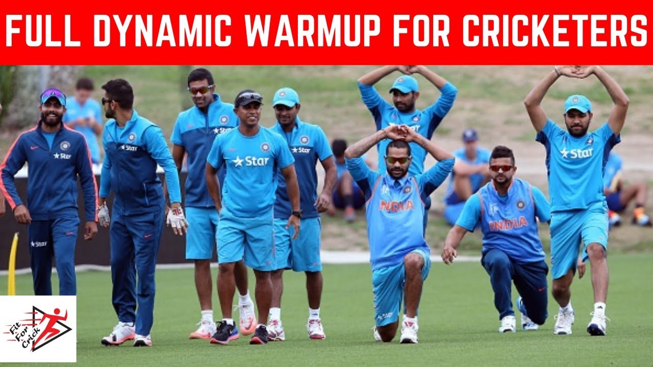 | PROPER WARMUP FOR CRICKET PLAYERS | DYNAMIC WARMUP | CRICKET TRAINING ...