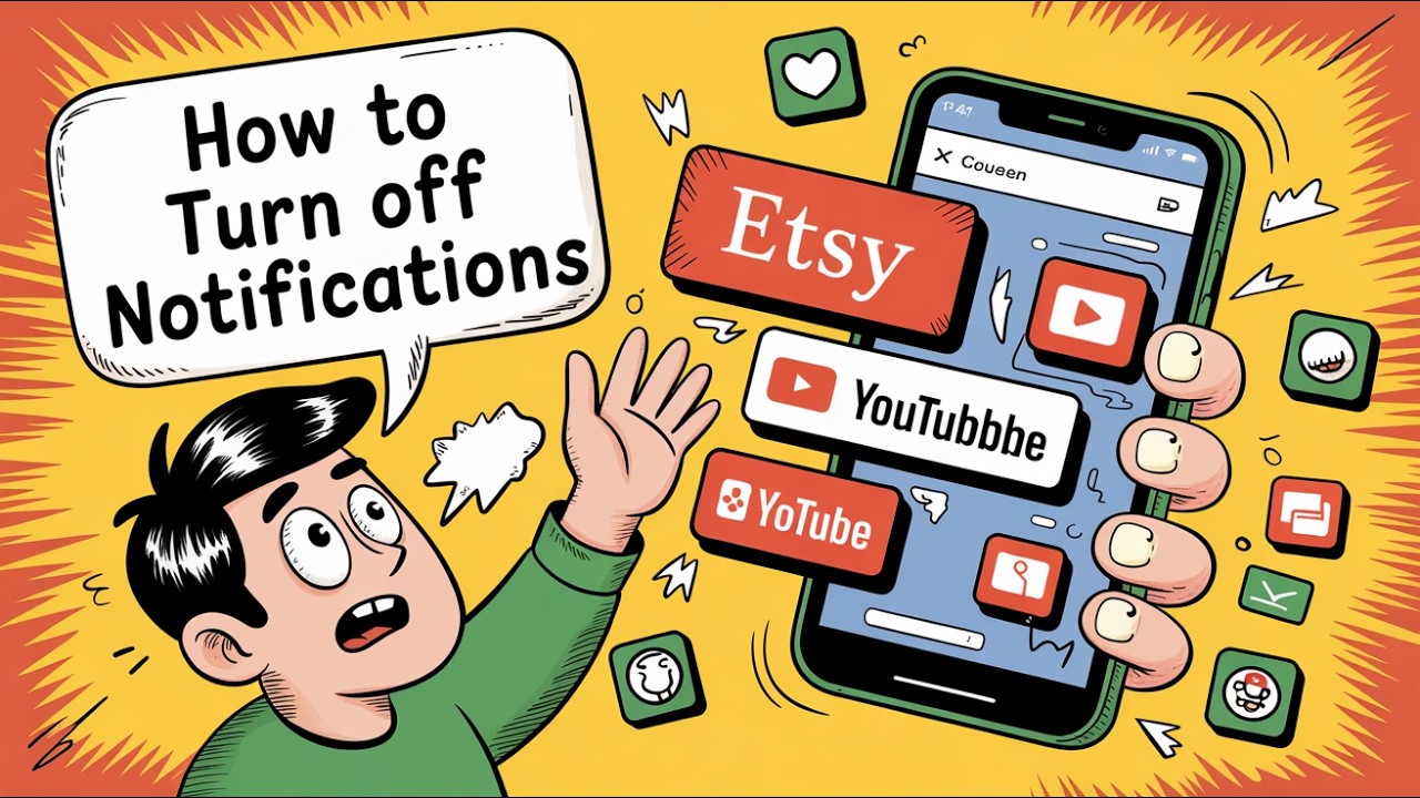 How to Turn off Notifications from Etsy - YouTube