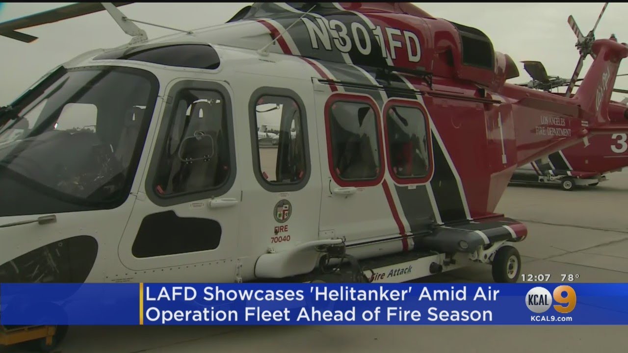 LAFD Has New Fleet Of Air Tankers Ahead Of Fall Fire Season - YouTube