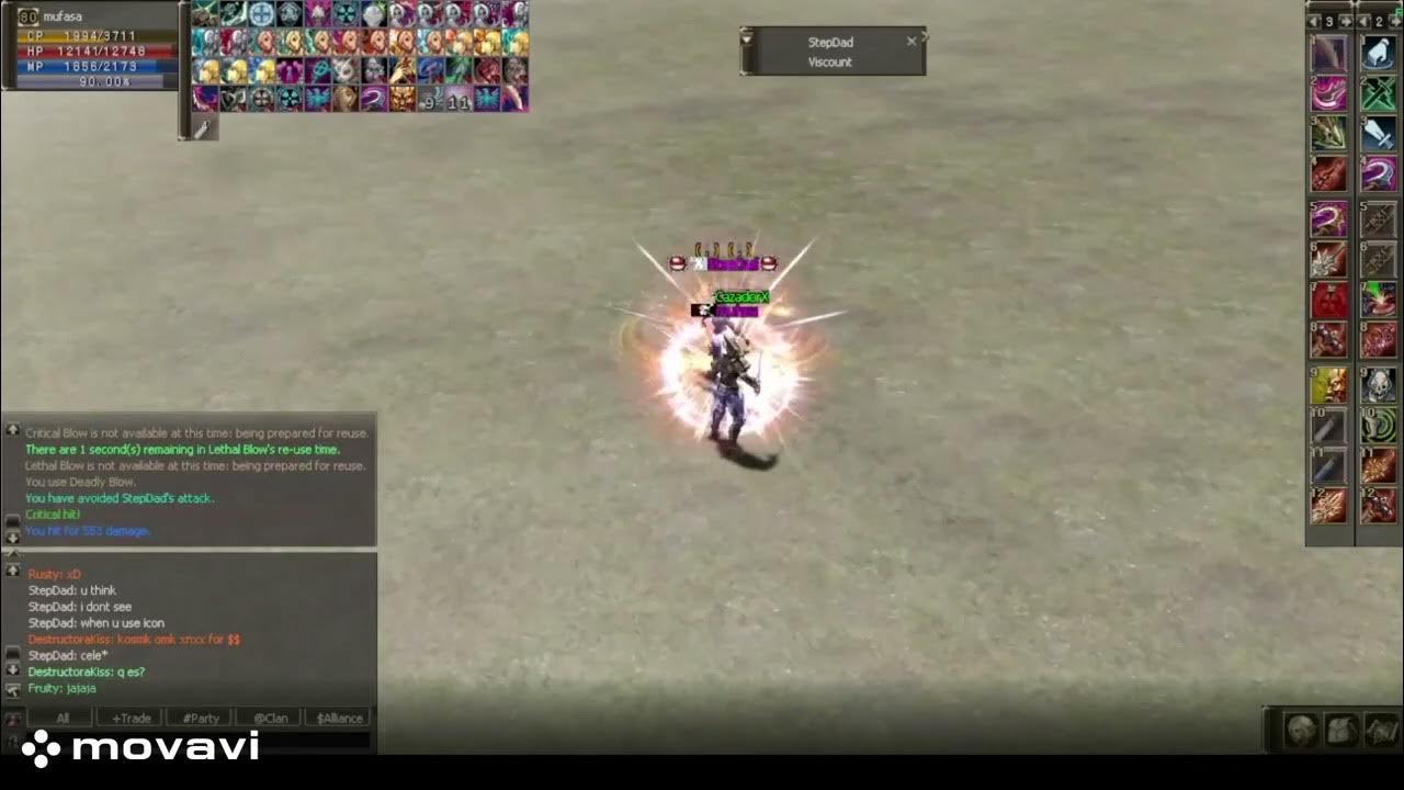 Lineage 2 mufasa vs StepDad Interlude Server L2 Java PvP Dagger Vs Dagger - YouTube