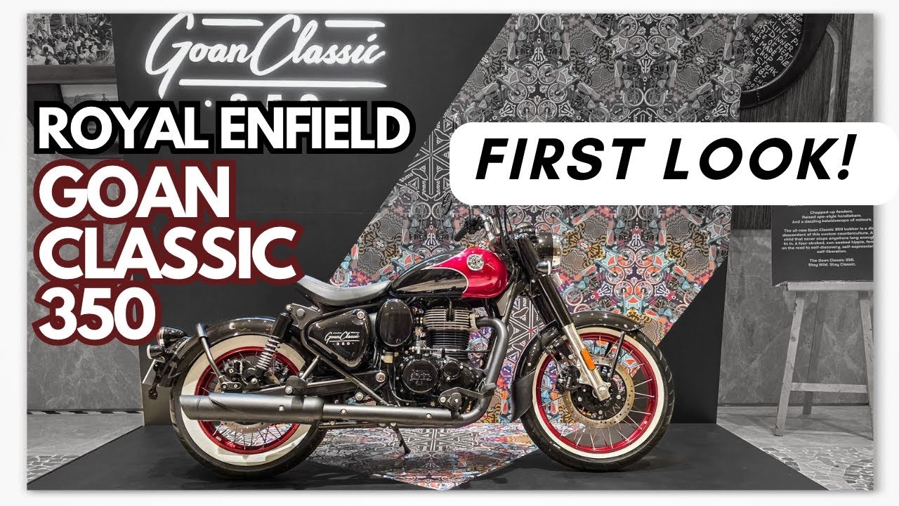 Royal Enfield Goan Classic 350 - walk-around video, exhaust note, all ...