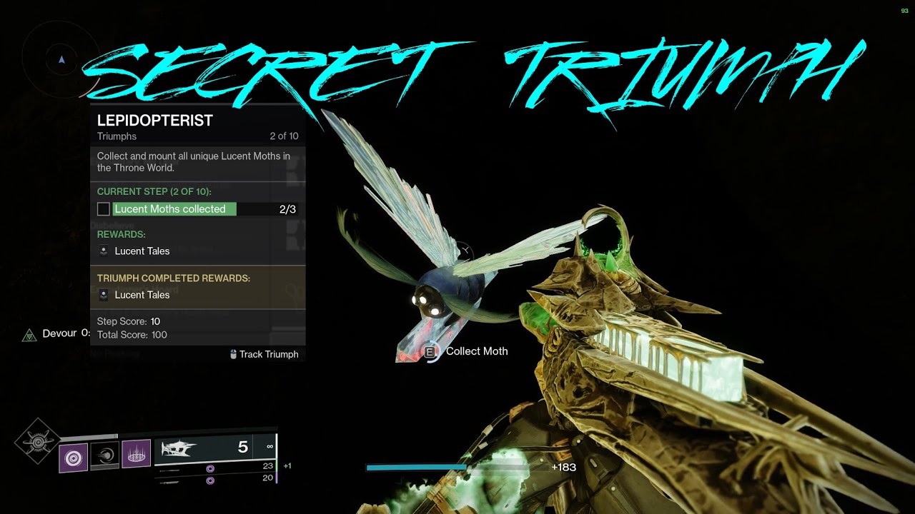 Lucent Moth Locations Guide - Destiny2 Witch Queen - YouTube