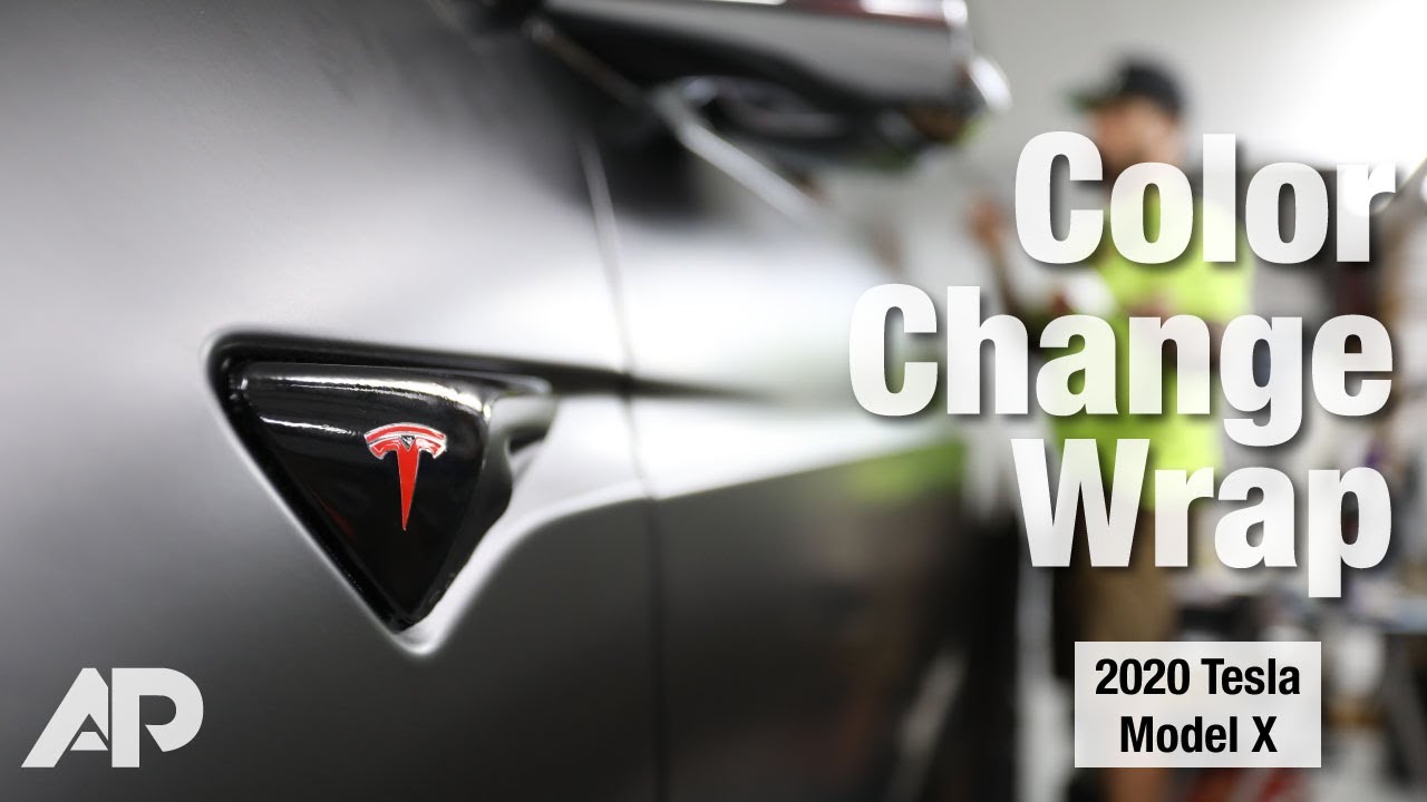 Color Change Wrap | 2020 Tesla Model X - YouTube