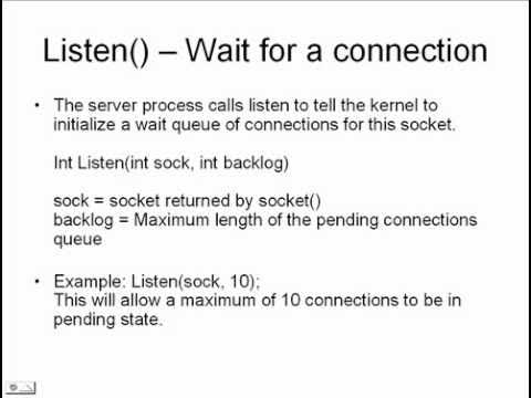 Socket Programming Basics Presentation (3) - YouTube