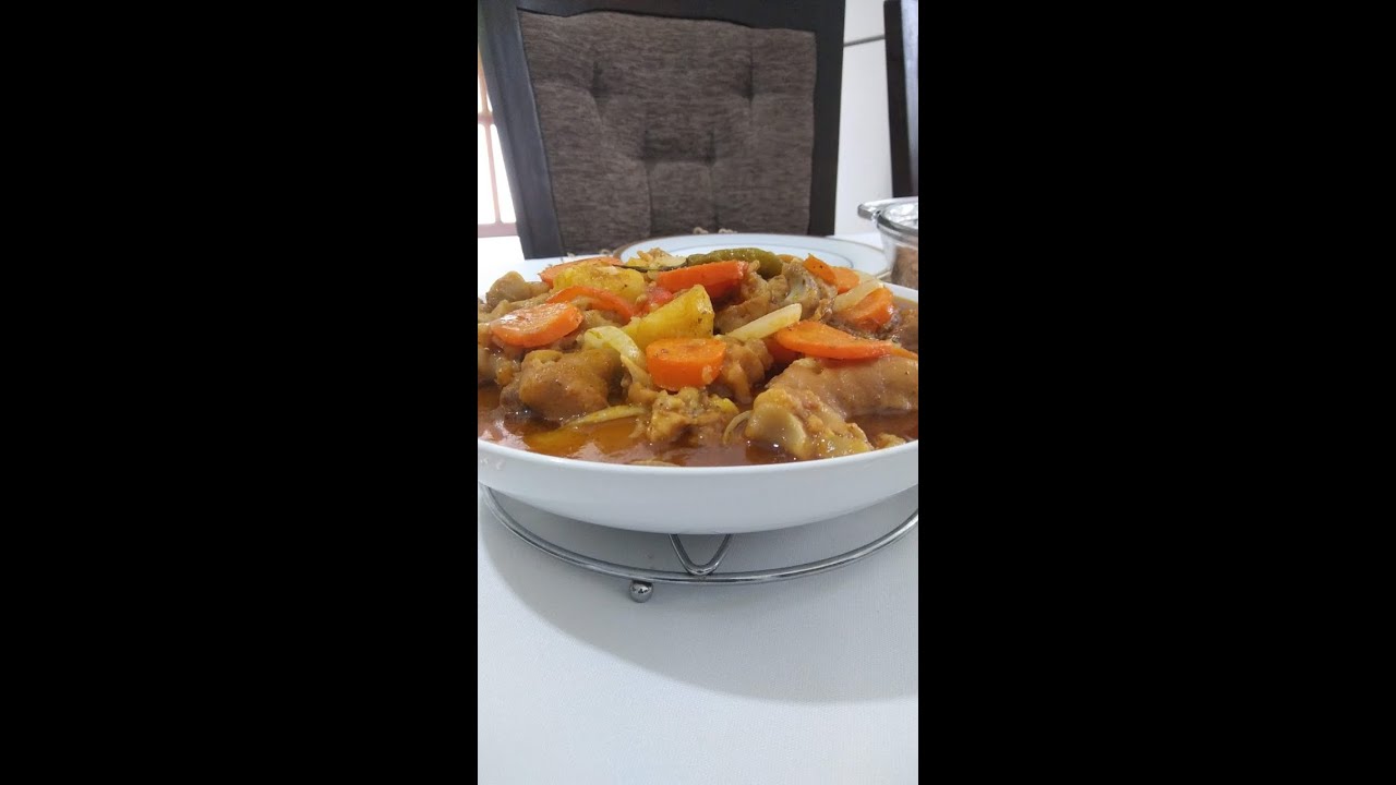 Ragou pye kochon ak Diri kole. - YouTube