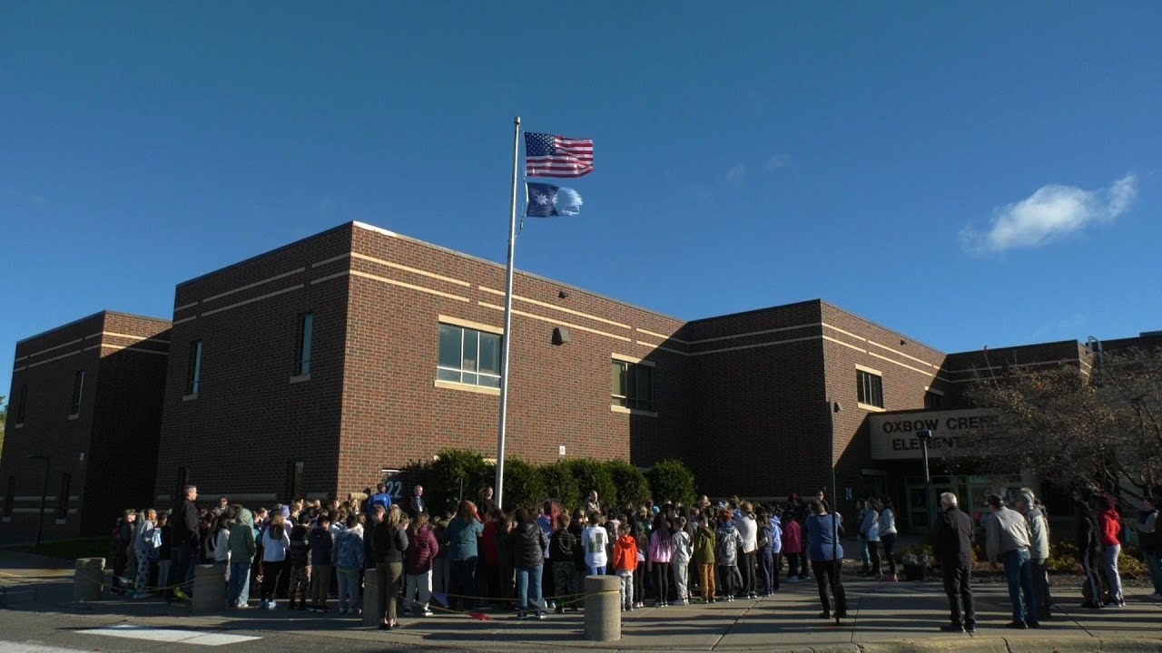 Oxbow Creek Elementary Honors Veterans - YouTube