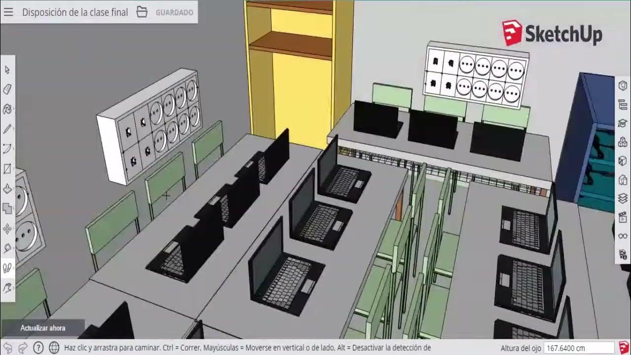 Creando una clase y modelarla con Sketchup - YouTube