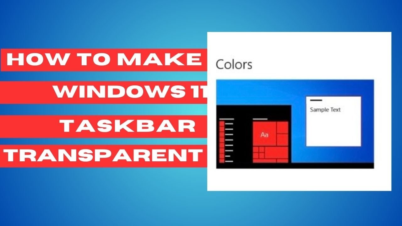 How to Make the Entire Windows 10 and 11 File Explorer Transparent! In ...
