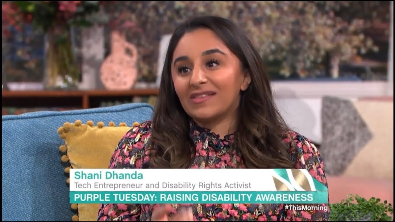 Shani Dhanda on This Morning ITV | Disability Awareness ...