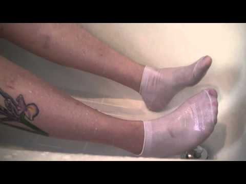 Muddy Wet Sock Get Clean