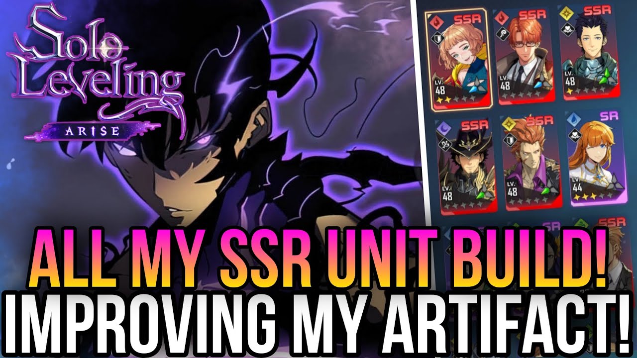 Solo Leveling Arise - Improving All My SSR Artifact Build! *A Lot Of ...