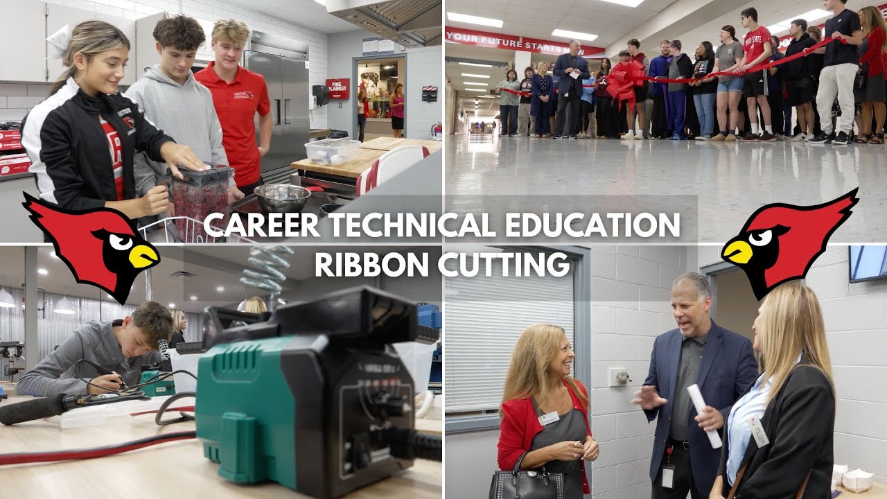 Mentor Schools: Career Technical Education Ribbon Cutting - YouTube