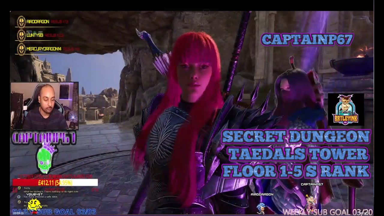 THRONE AND LIBERTY : SECRET DUNGEON TAEDALS TOWER FLOOR 1-5 S RANK ...