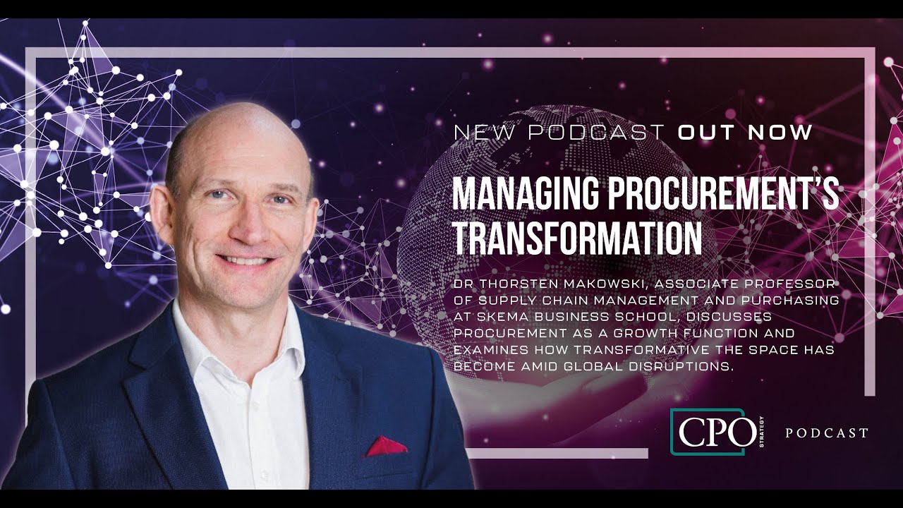 Dr Thorsten Makowski: Managing Procurement's Transformation - YouTube