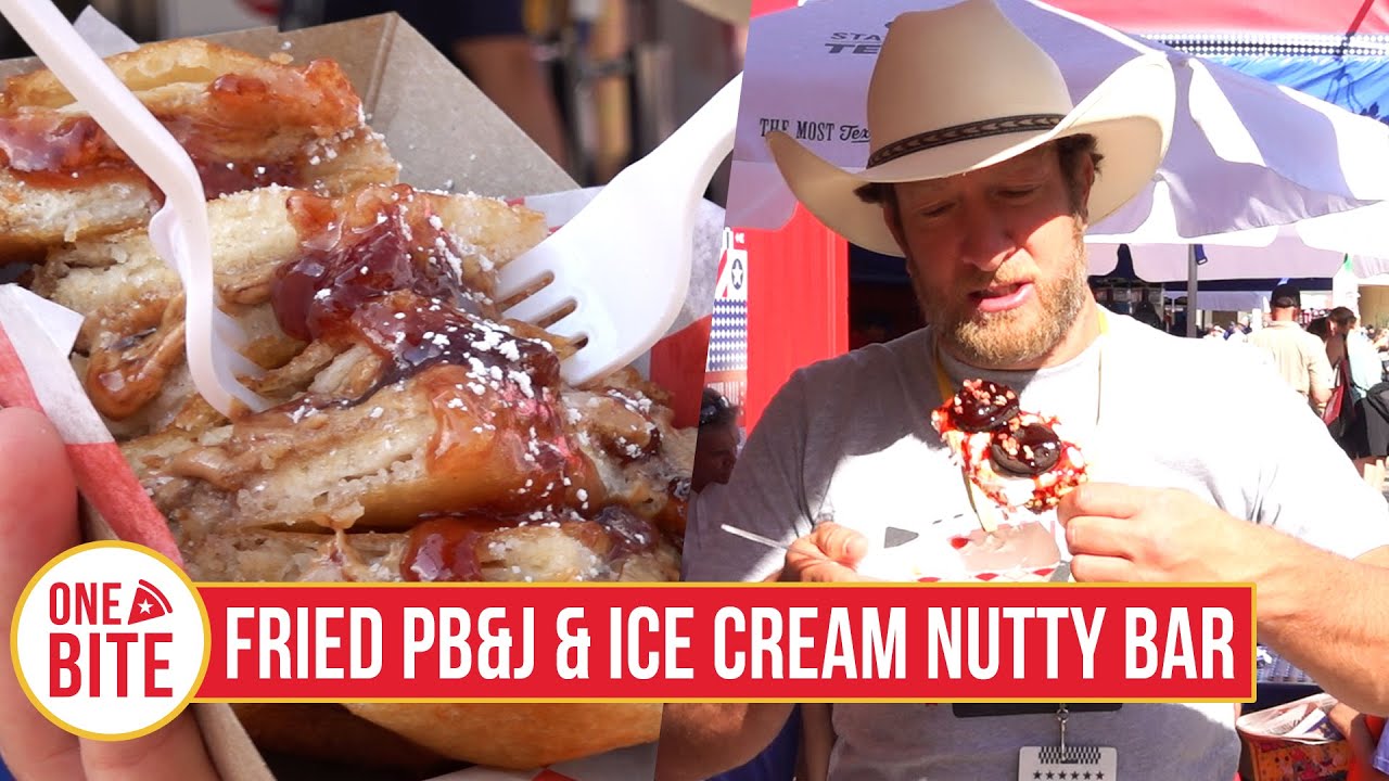 State Fair of Texas Review - Fried PB&J & Nevins Ice Cream Nutty Bar ...