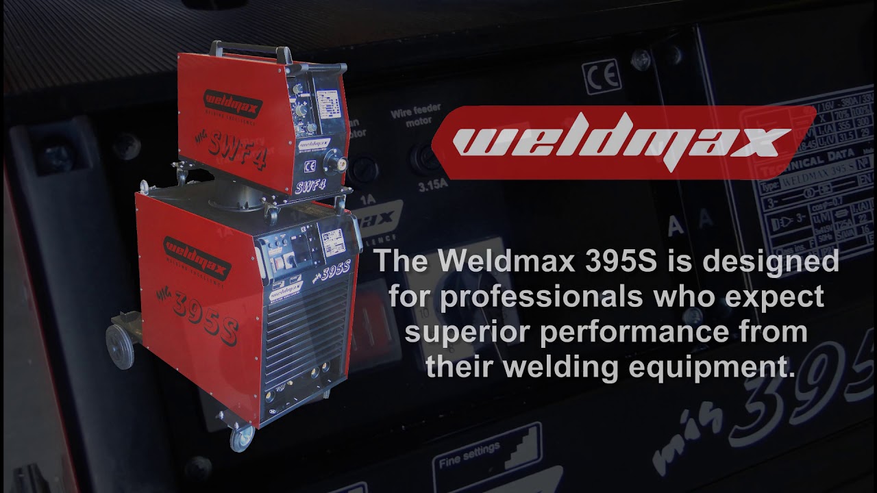 Weldmax 395 SWF MIG Welder | Alphaweld Supply Group - YouTube