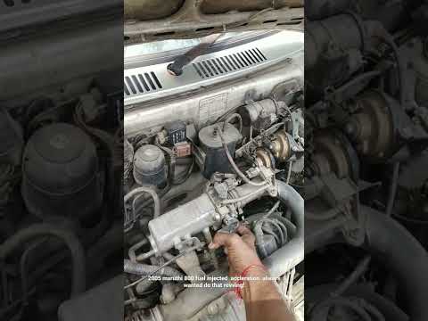 2005 maruthi 800 fuel injected accleration|always wanted to do that revving!