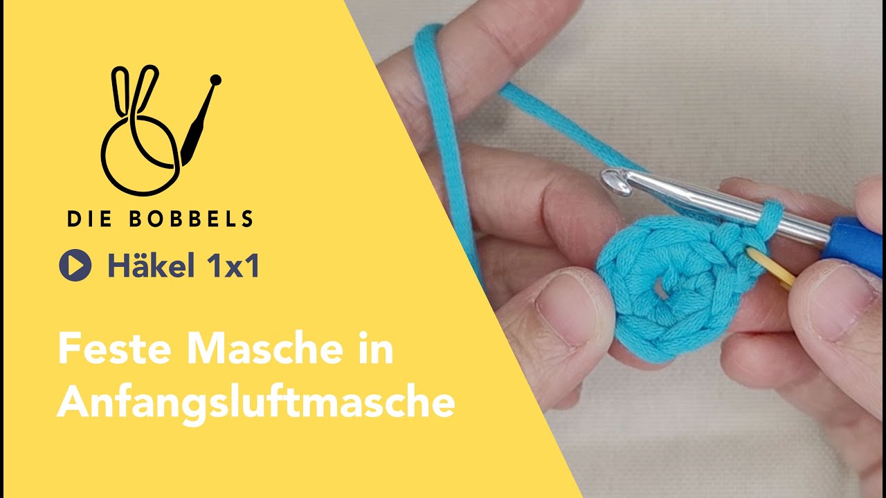 Feste Masche in Luftmaschen häkeln | Schritt‑für‑Schritt Tutorial für ...