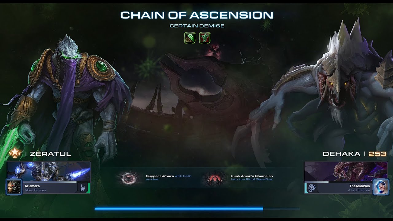 Mutations Certain Demise : Zeratul & Dehaka - YouTube