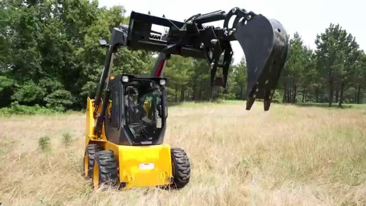 Titan Skid steer Backhoe Fronthoe Adjustable Bolt On Thumb Excavator ...